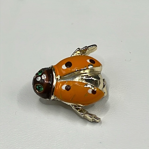 Vintage | Jewelry | Vintage Enamel Ladybug Brooch | Poshmark